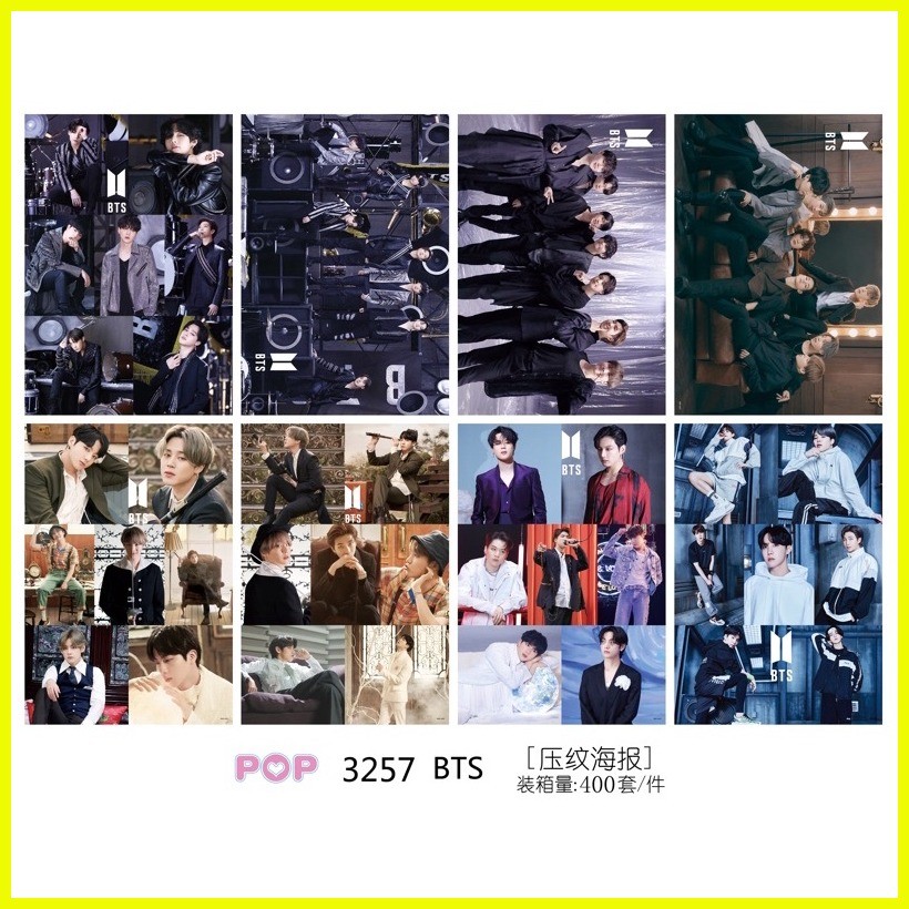 Set of 8pcs BTS DYNAMITE photo poster Korean KPOP BANGTAN BOYS ...