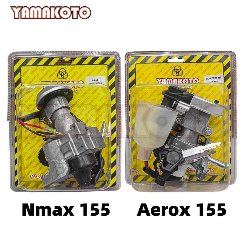 & Yamakoto Brand Ignition Switch Set Para Sa Aerox 155 Nmax 155 Key Set ...