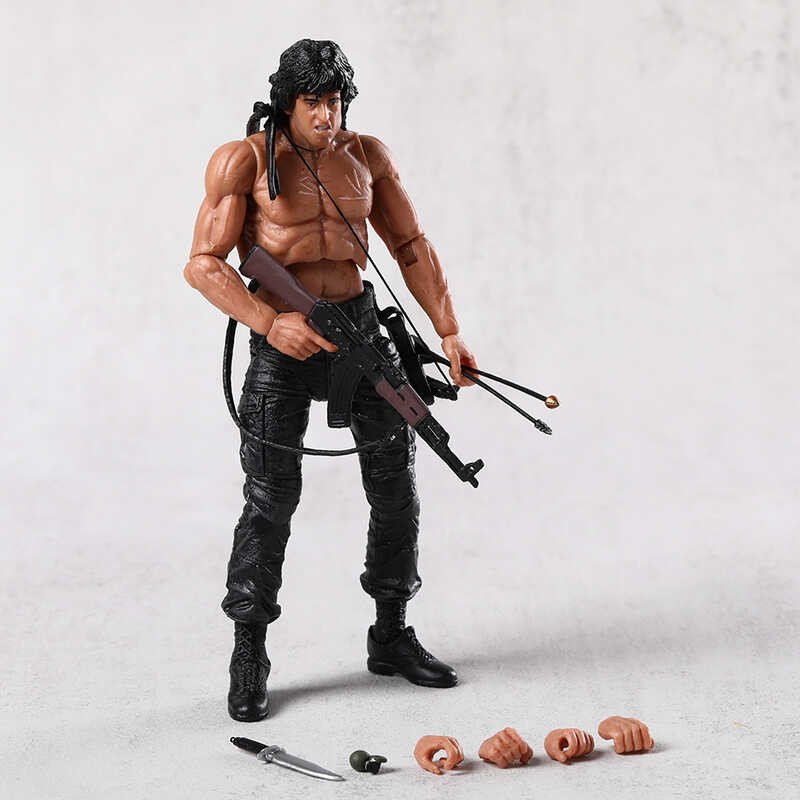 NECA ∮ Force Of Freedom Ultimate Rambo Joint Mova | Shopee Philippines