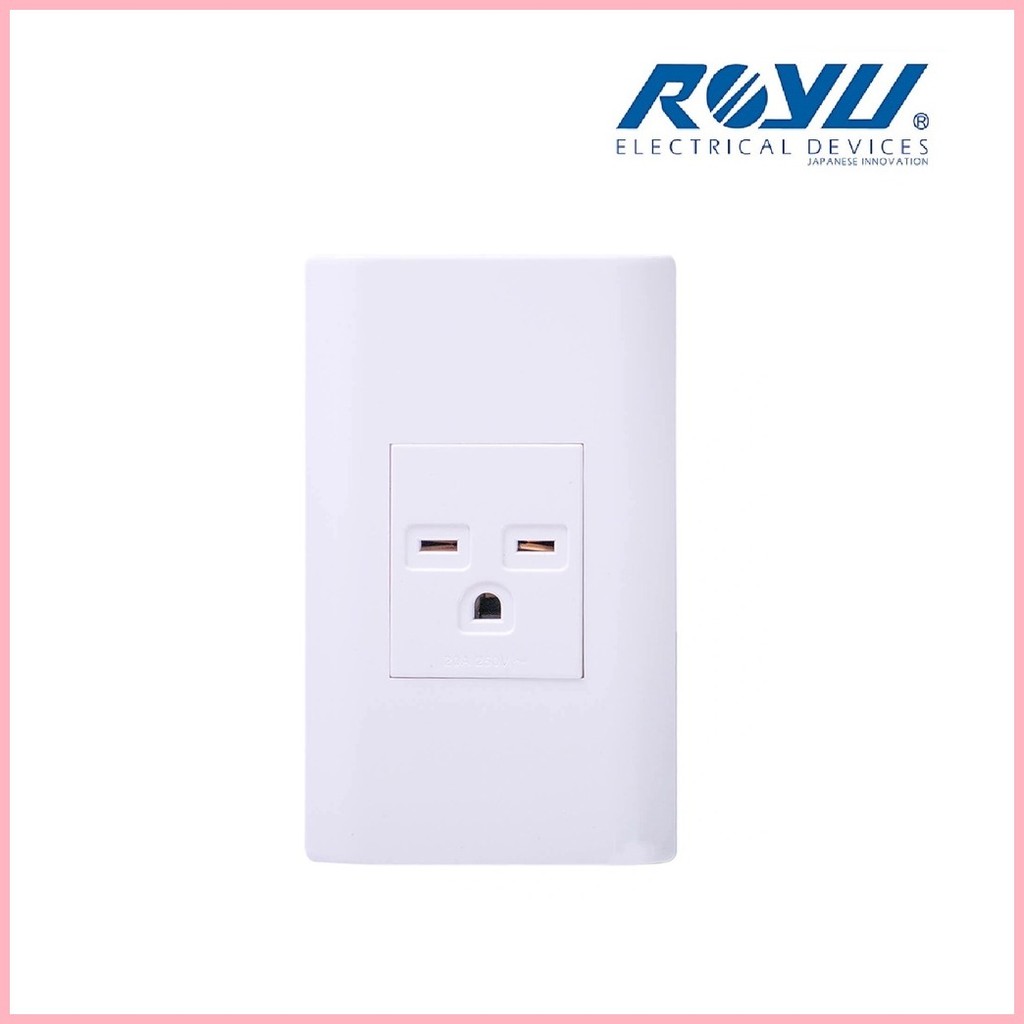 ROYU® Aircon outlet w/ground and shutter WD901 | Shopee Philippines