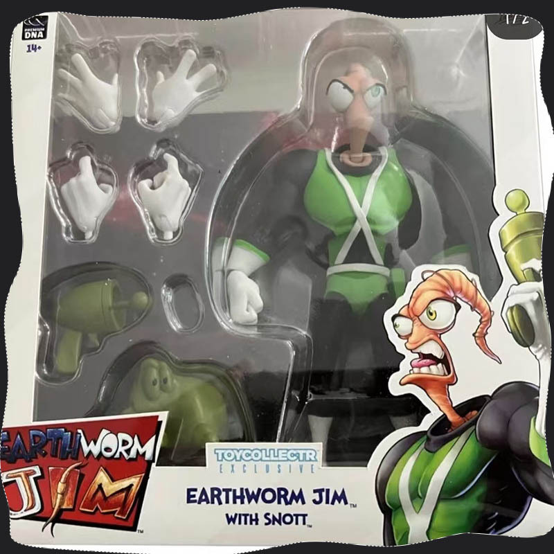 PDNA ☆ NEW Earthworm Jim Anime Figure Worm Body Psy-Crow Bob The Killer ...