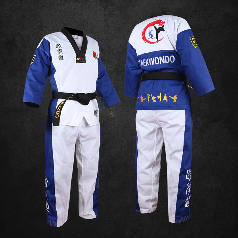 Top Quality Colored Taekwondo Uniform For Adult Children Teenagers ...