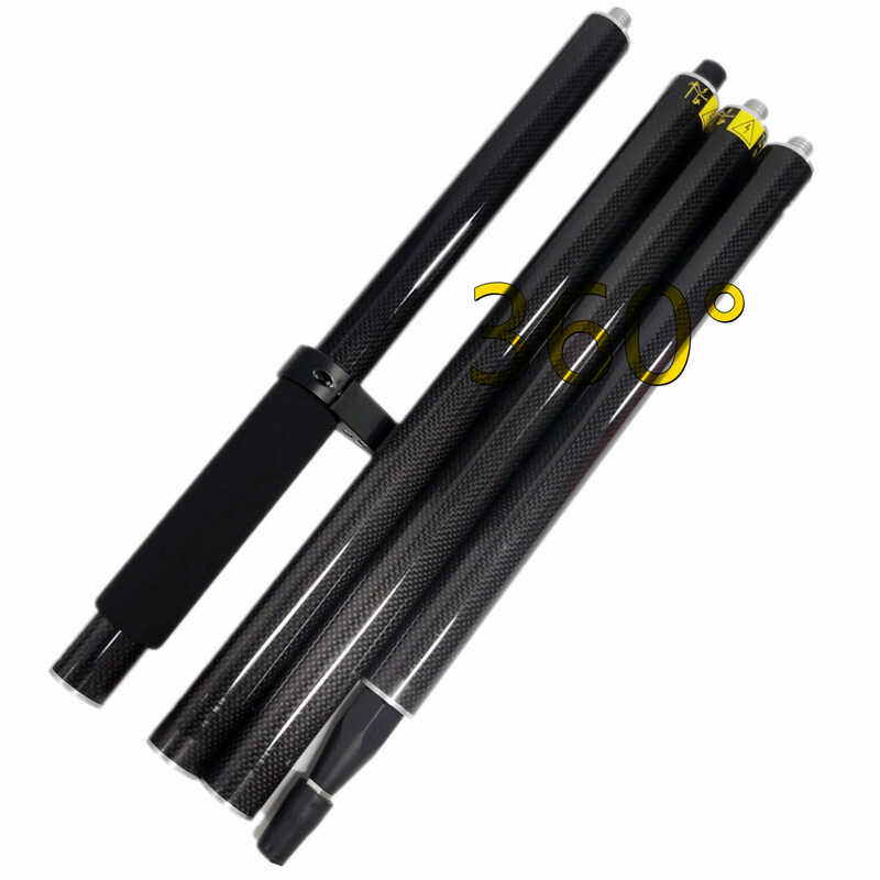 1.8M Survey Pole Carbon Fibre GNSS RTK Surveying GPS Prism Type 5/8 ...