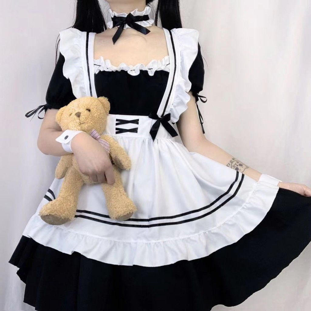 Boutique Maid Costume COS Uniform Japanese Lolita Suit Uniform lolit ...