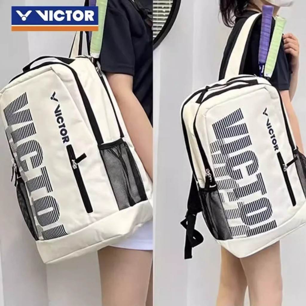 Victor Badminton Bag Large Capacity Multi-Layer Storage Student Sports ...