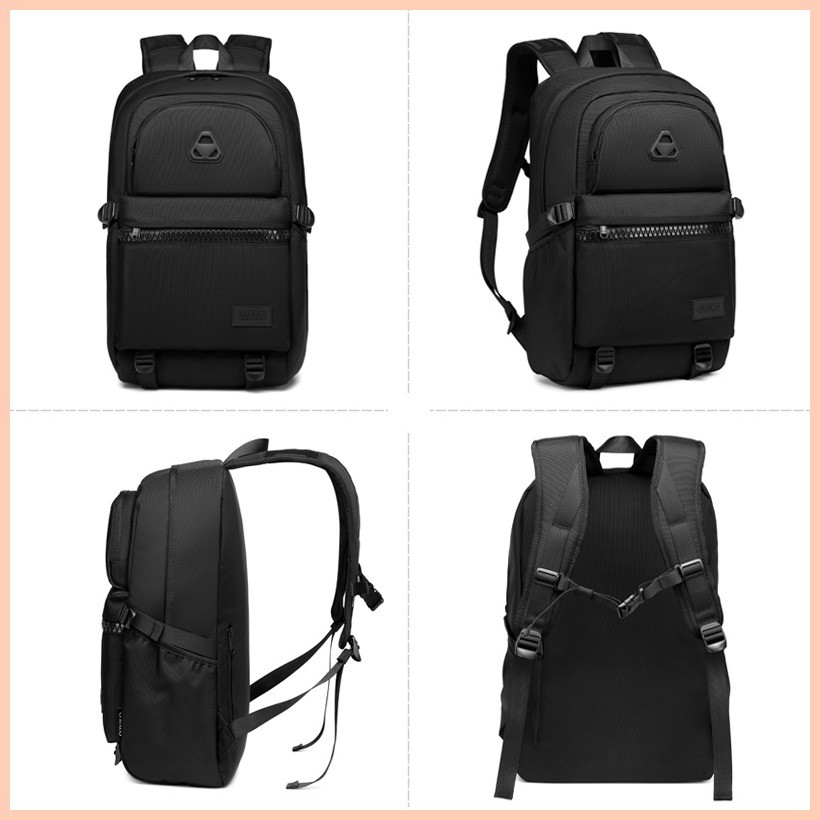 OZUKO Fashion College Student School Backpack Waterproof 15.6 Inch ...