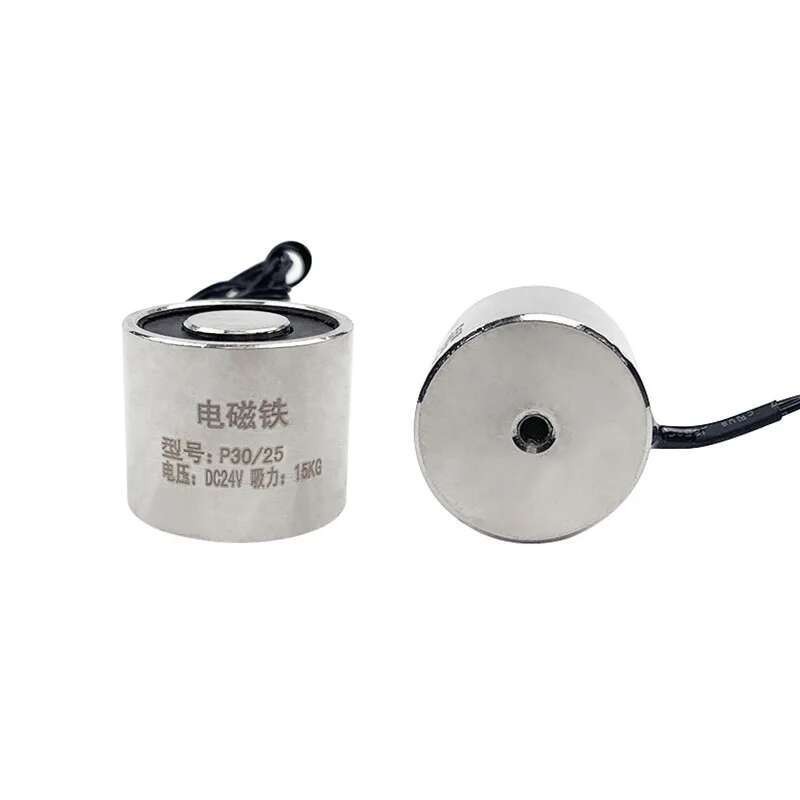 Holding Electric Magnet Lifting P30/25 Lifting 15Kg 150N Sucker DC 5V ...