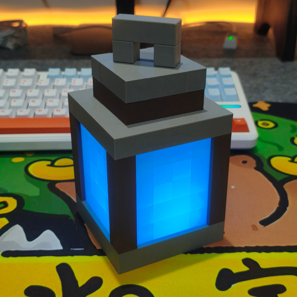 Minecraft Same Style Glowing Lantern Night Light Fun Transform into a ...