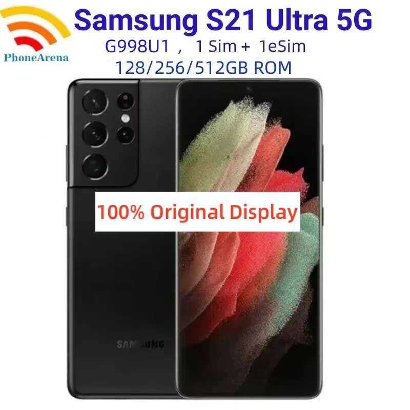 A Samsung Galaxy S21 Ultra 5G S21u G998u 12+128/256Gb 16+512Gb Original ...