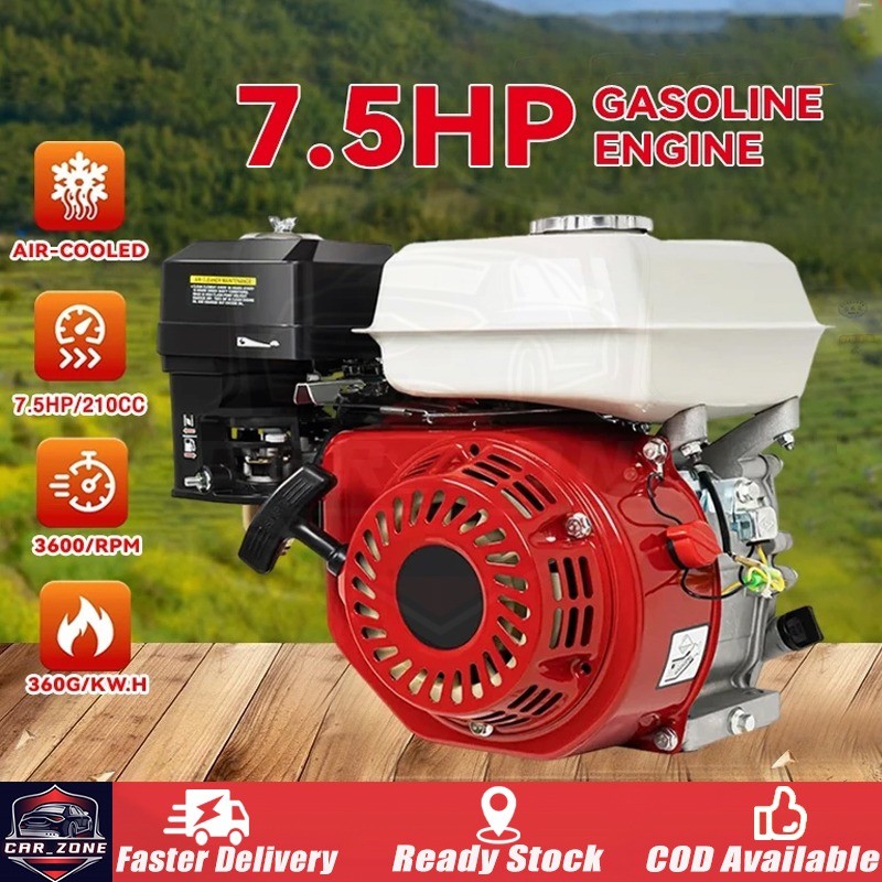 8.5HP 4-Stroke Gasoline Engine Powered Portable Petrol Engine OHV ...