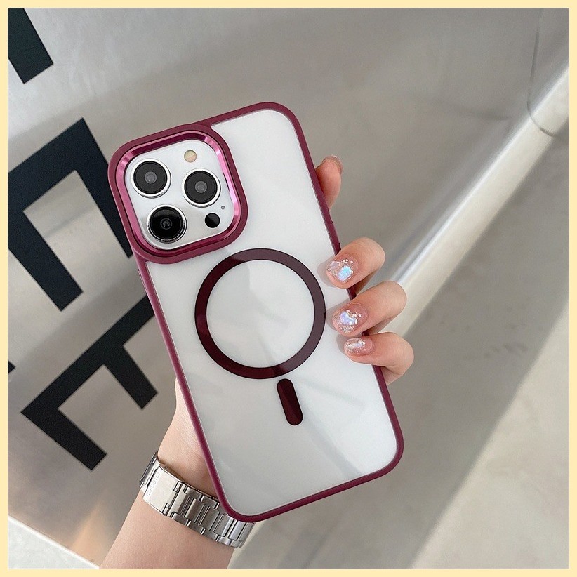 Magnetic Phone Case Ins-Style Creative Case Cover Magnetic for iP 15 7G ...