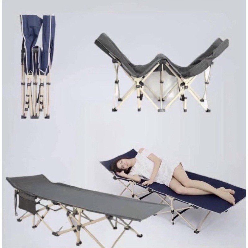 COD Foldable bed folding bed portable bed single bed home outdoor ...
