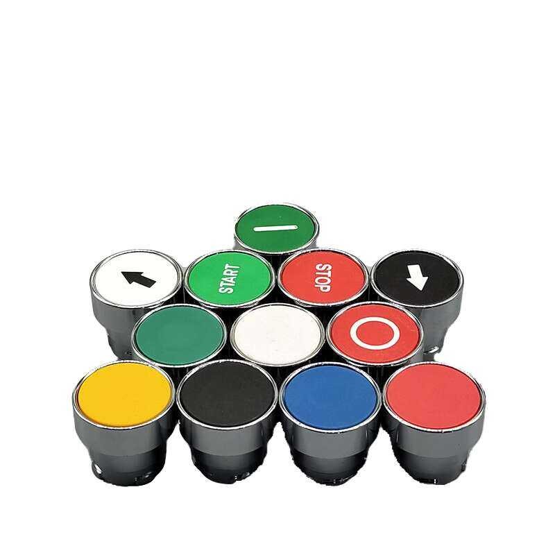 ¶ XB2 Flat Metal Reset Button Switch Head Accessories ZB2-BA1C 2C 3C 4C ...