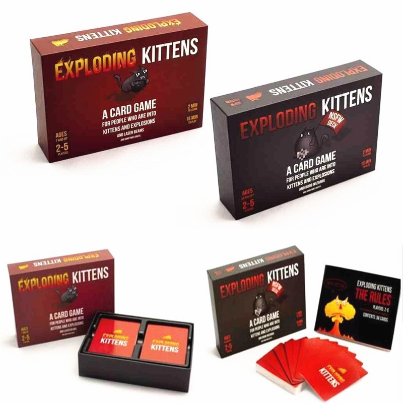 Exploding Kittens NSFW Imploding Streaking Kittens Expansion Pack ...