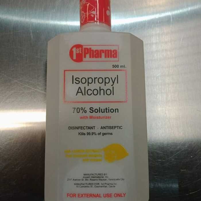 Pharma ISOPROPYL ALCOHOL 70% Solution 500Ml 3Ee | Shopee Philippines