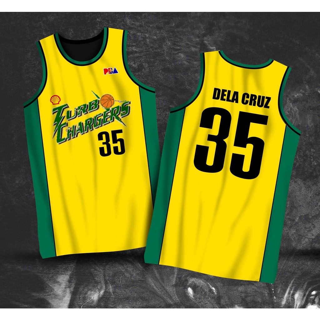 PBA RETRO JERSEY | TONY DELA CRUZ SHELL TURBO CHARGERS BASKETBALL ...