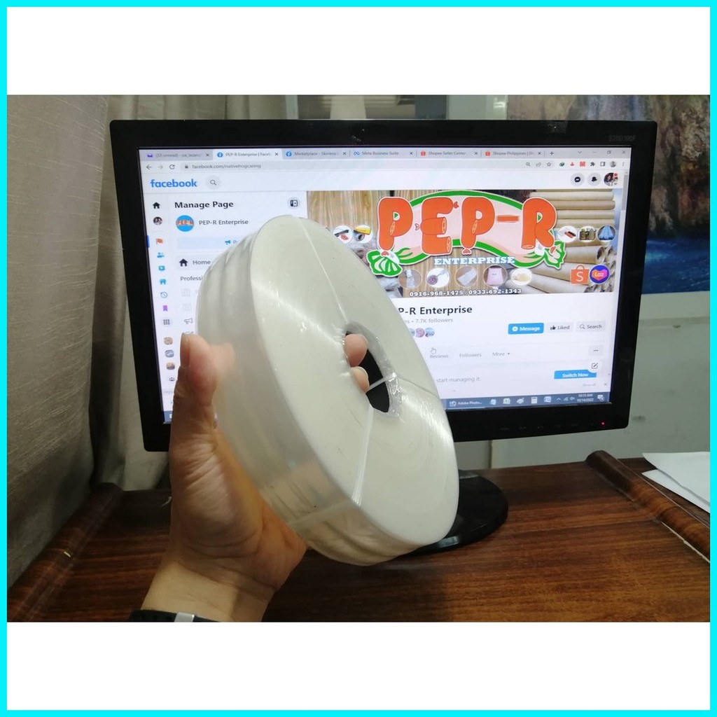 1.5 Plastic Casing Longganisa Wrapper for Skinless Longganisa ,Embotido ...