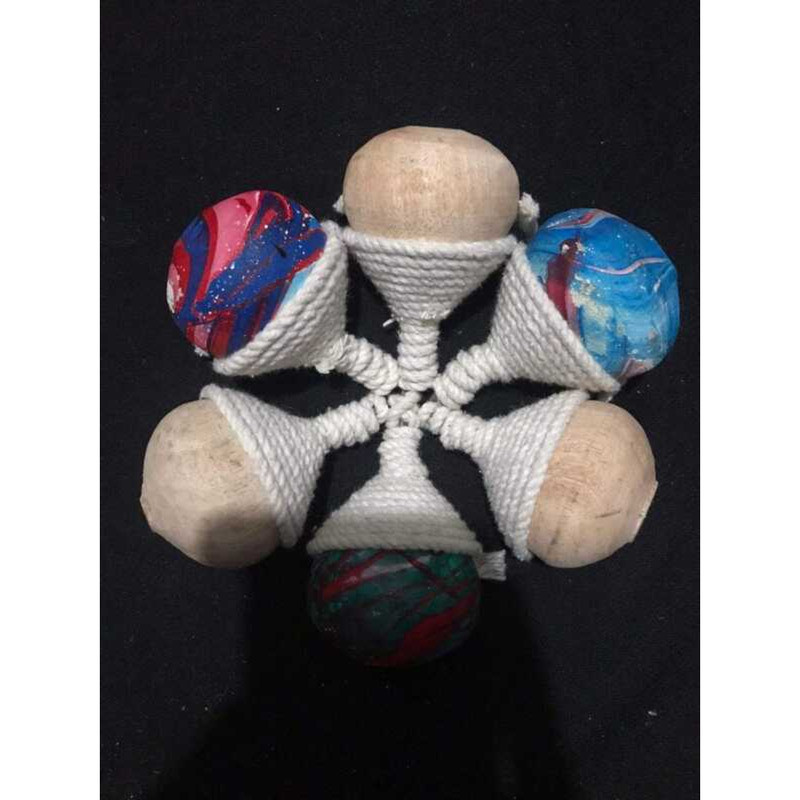 Traditional COD Classic Trumpo With String/Random Color Spinning Top ...
