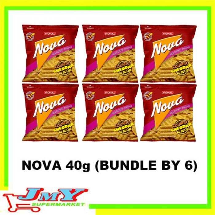 JMY Jack N' Jill Nova Multigrain Snack Cheddar Flavor 40G (Bundle Of ...