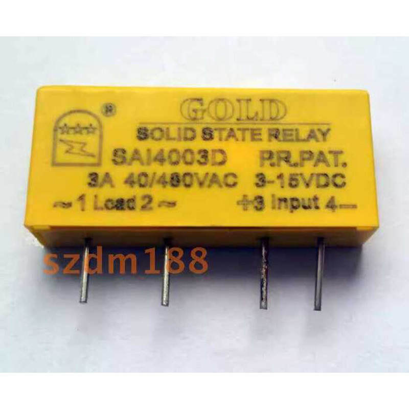 GOLD Pin Plug PCB Solid State Relay SAI4003D 4002D 4005D 4008D 4016D ...