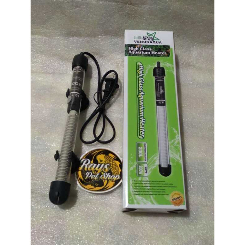 Venus Aqua High Class Aquarium Heater ( 200W )/ (200L)-(50G) | Shopee ...