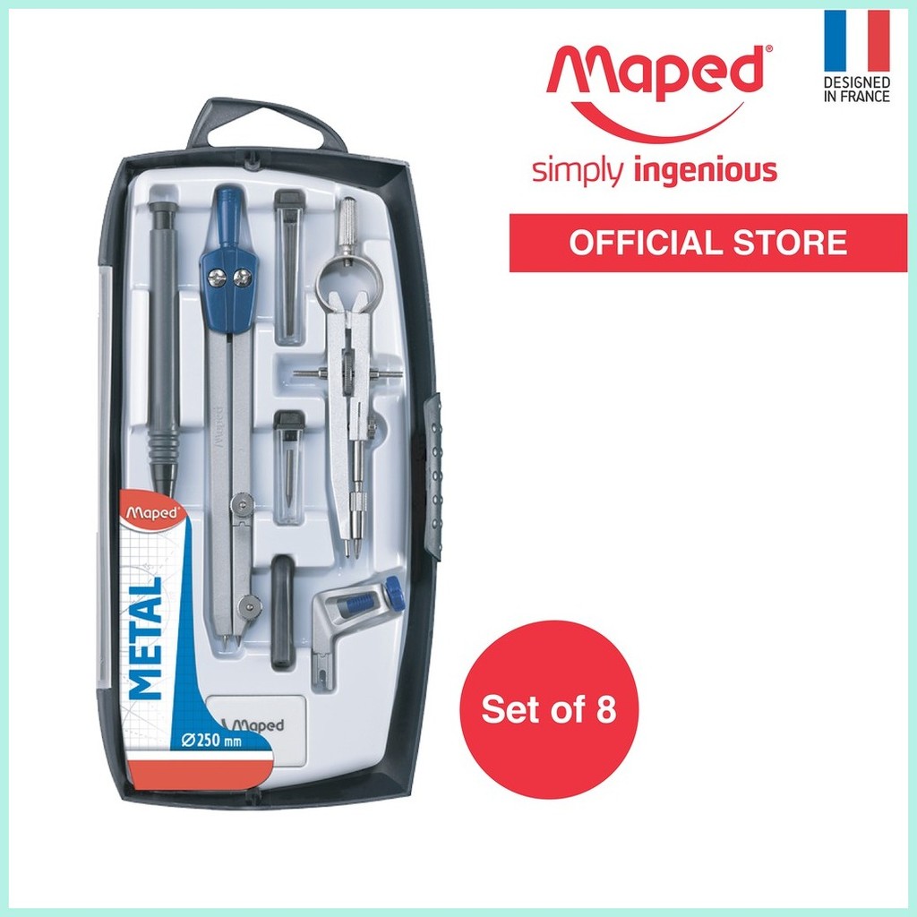 Maped Start Compass 197514 (Set of 8, School Compass Set) | Shopee ...