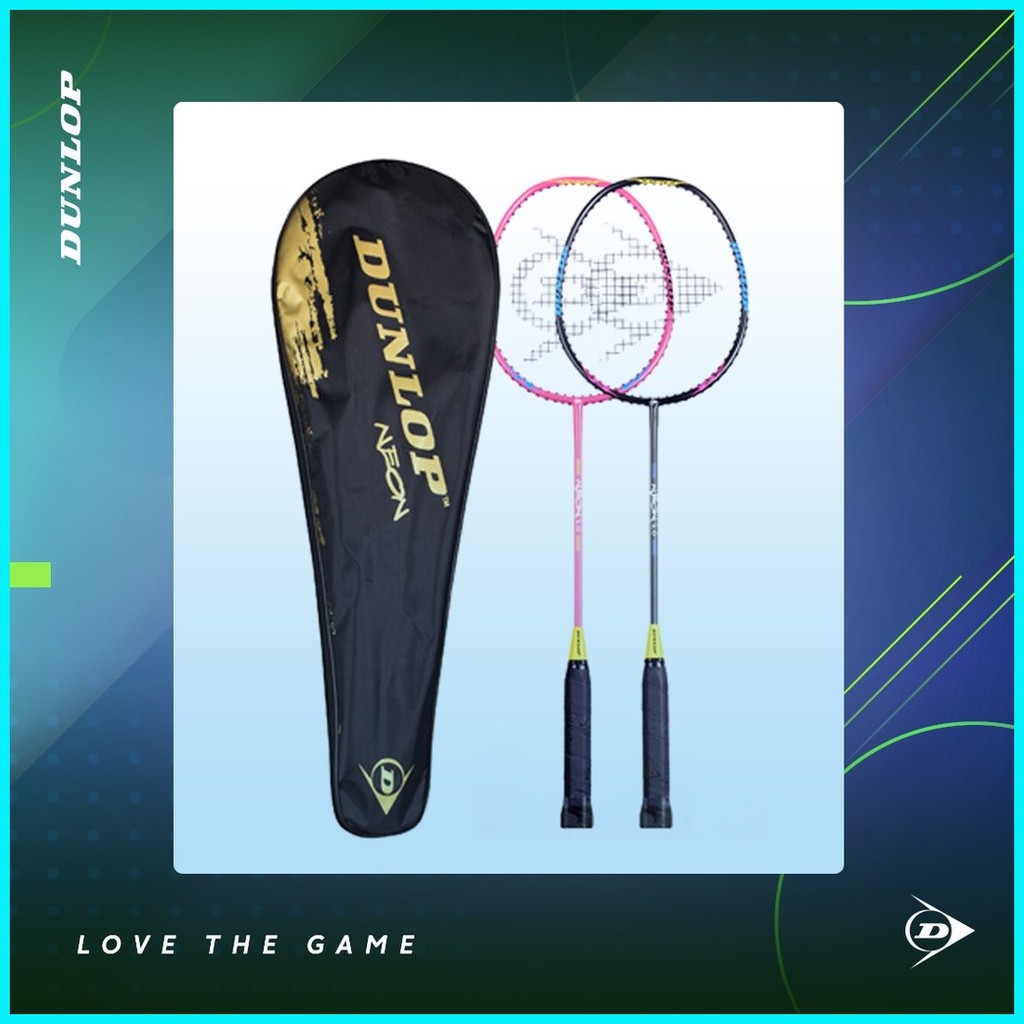 Dunlop Badminton Racket Neon 1.0 Set | Shopee Philippines
