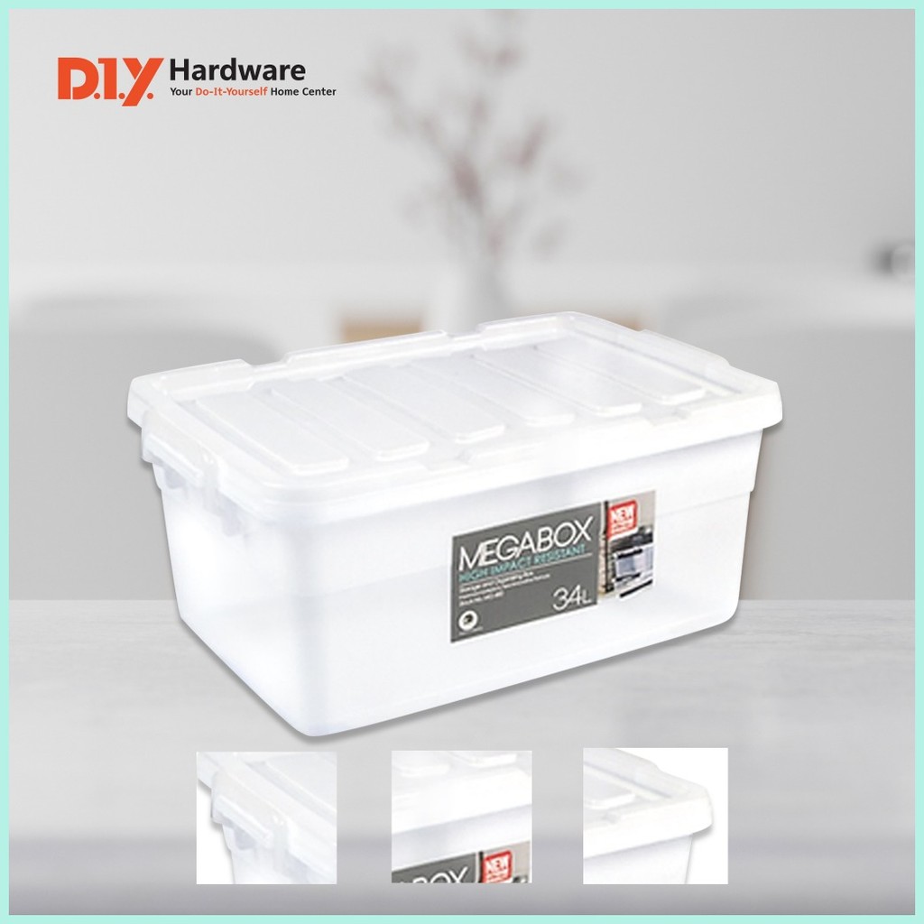 MegaBox High-Impact Storage Box 20 liters | 34 liters MG-681 MG-682 ...