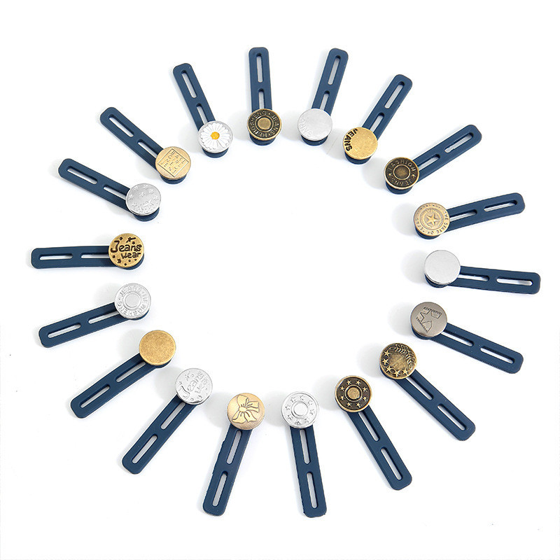 Nail-free Button Telescopic Removable Button Universal Button Extension ...