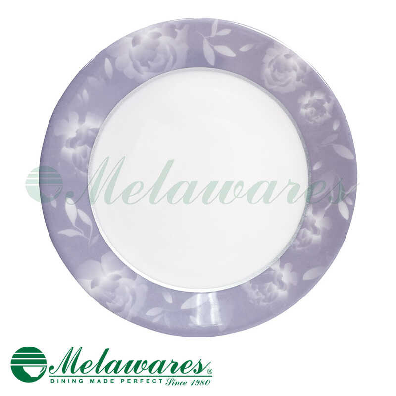 Melawares Grace pc pulgada Melamine Plastic Round Dinner Plate na may ...