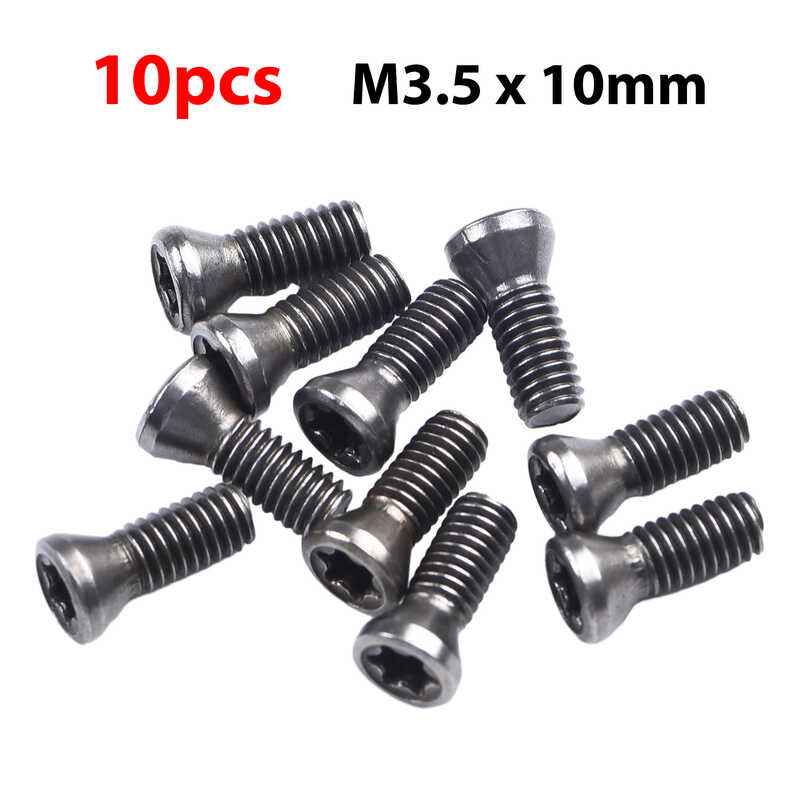 M2.5 M3.5 Torx Screws For Replaces Carbide Insert CNC Lathe Tools Ultra Thin Super Low Flat ...