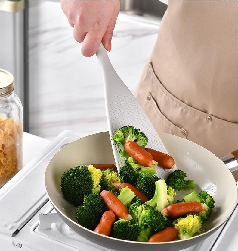 White silicone kitchenware set kitchen non stick pan cooking spatula ...