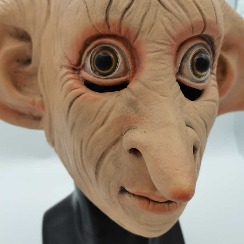 Dobby Cosplay House-Elf Latex Animal Style Halloween Horror Mask ...