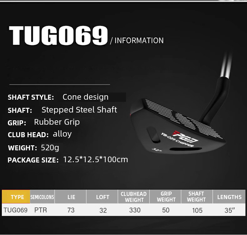 PGM Loft 32 golf chipper club right handed pitching wedge save stroke ...
