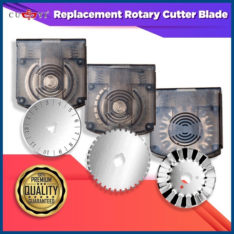 ☪ ℗ Rotary Cutter Replacement Blade || Straight / Wave / Perforated ...