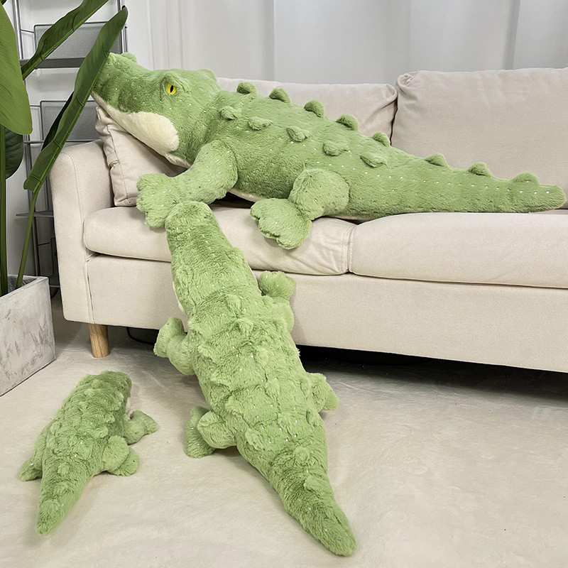 Kawaii Big Crocodile Plush Toy Fun Simulated Crocodile Plush Doll ...