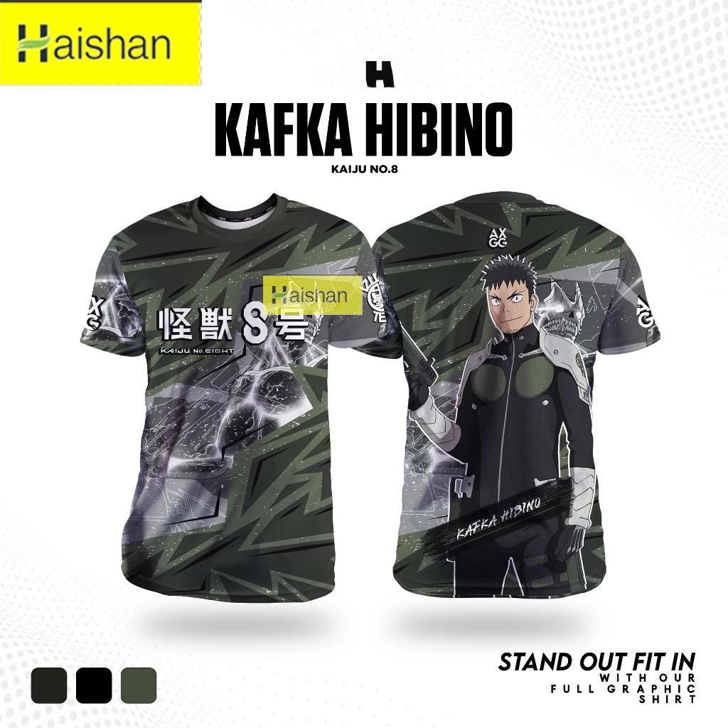 HaiShan' Kaiju No. 8 ' Anime Shirt 02 （hai shan) | Shopee Philippines