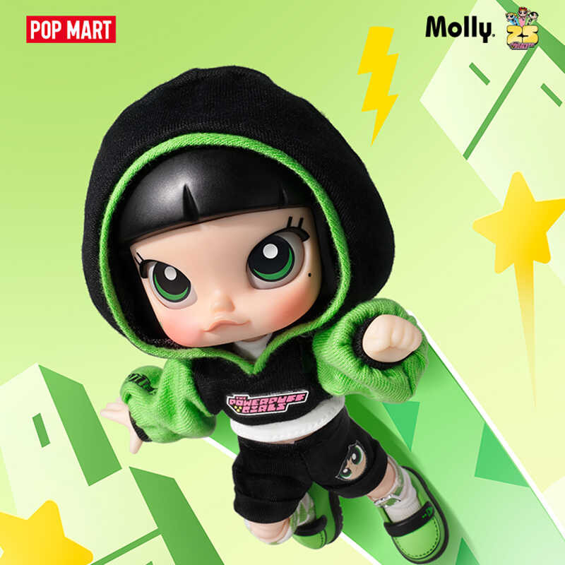 POPMART MOLLY X The Powerpuff Series Bd Toys Kawaii Anime Action Figure ...
