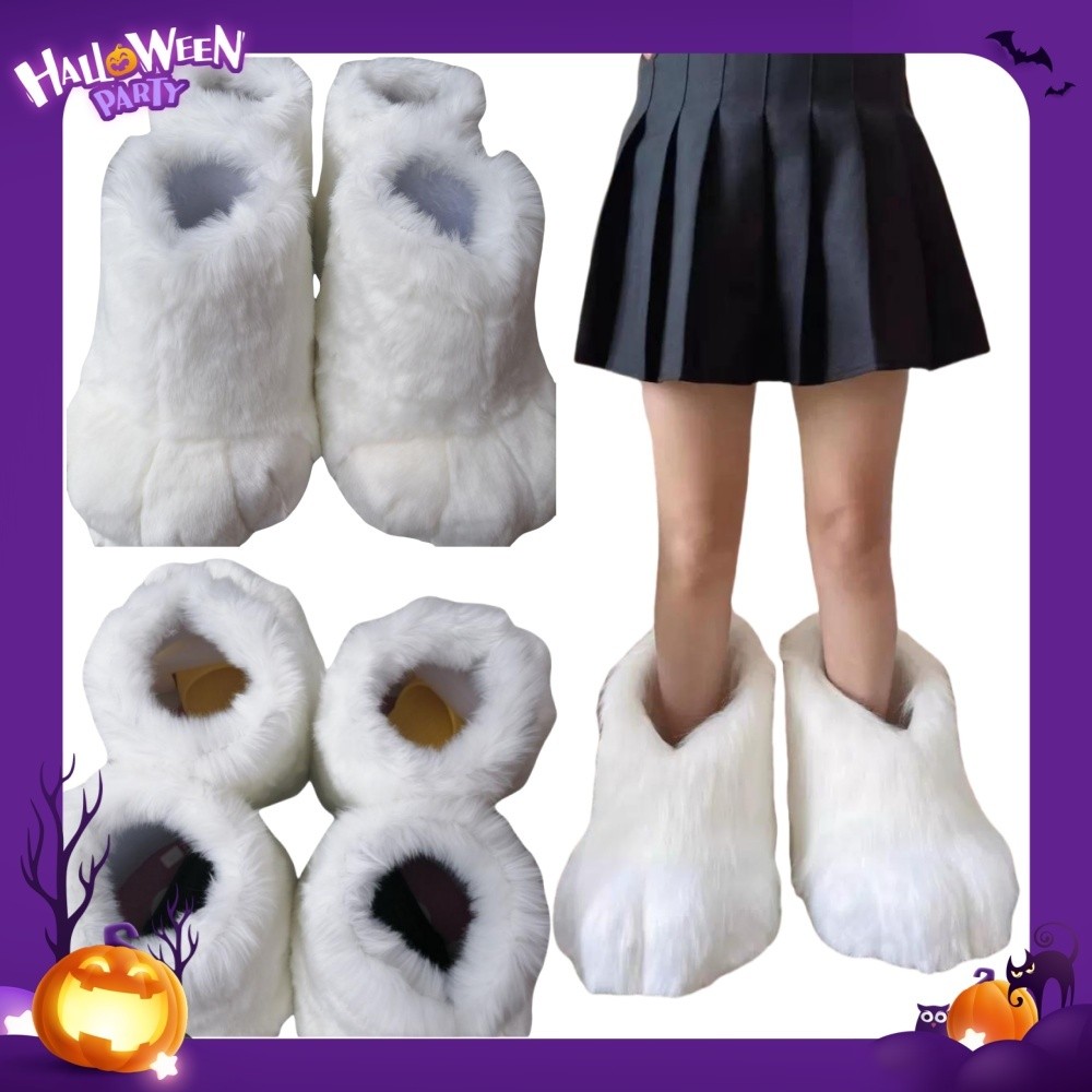 キ Animal Feet Furry Claw Plush Comiket Kig Fursuit Kigurumi Doll Beast ...