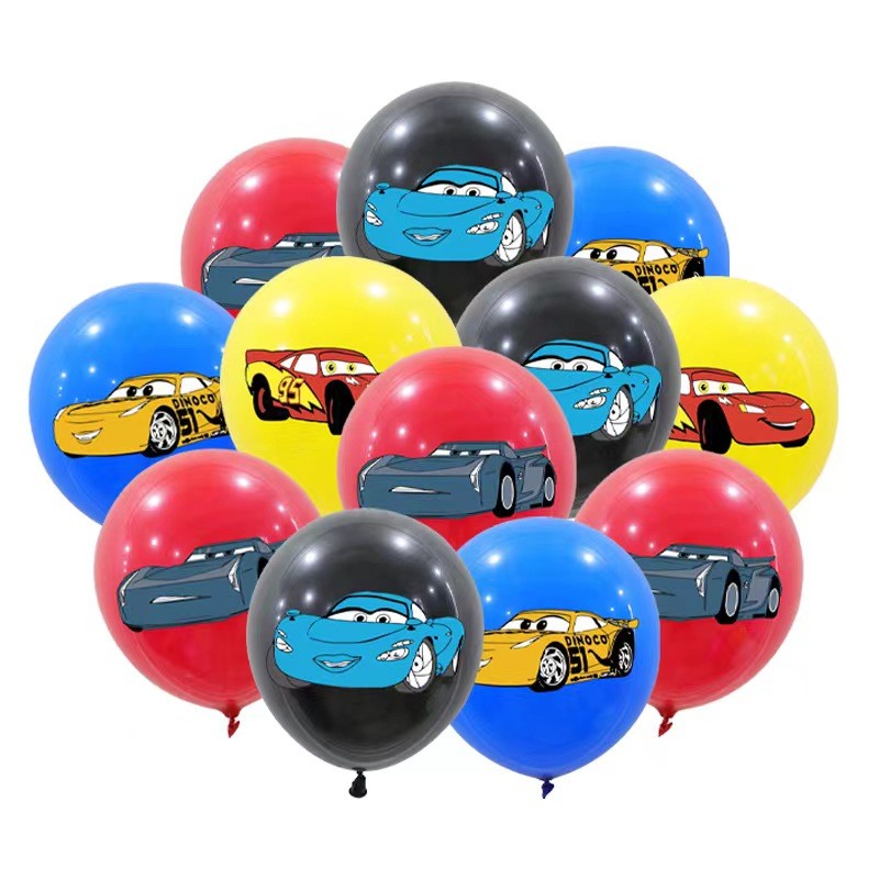 Cars Lightning McQueen Balloons for Birthday Party Supplies Cars Theme ...
