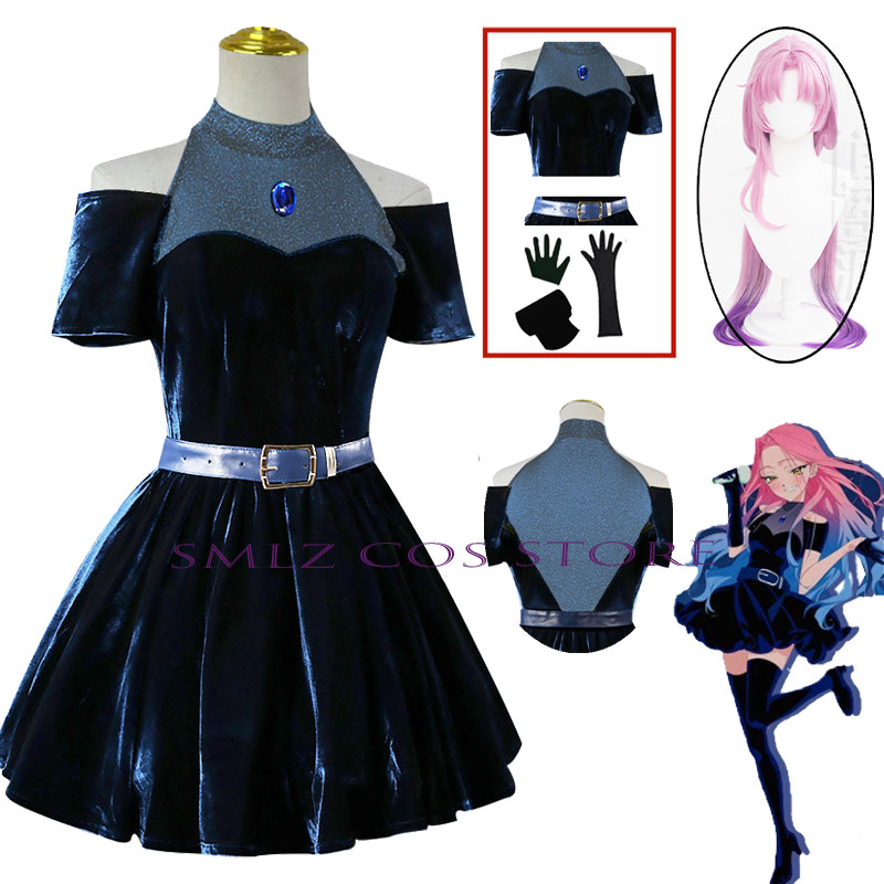 §≈ Alien Stage Cosplay Anime Costume Mizi Wig Dress Uniforms Set ...