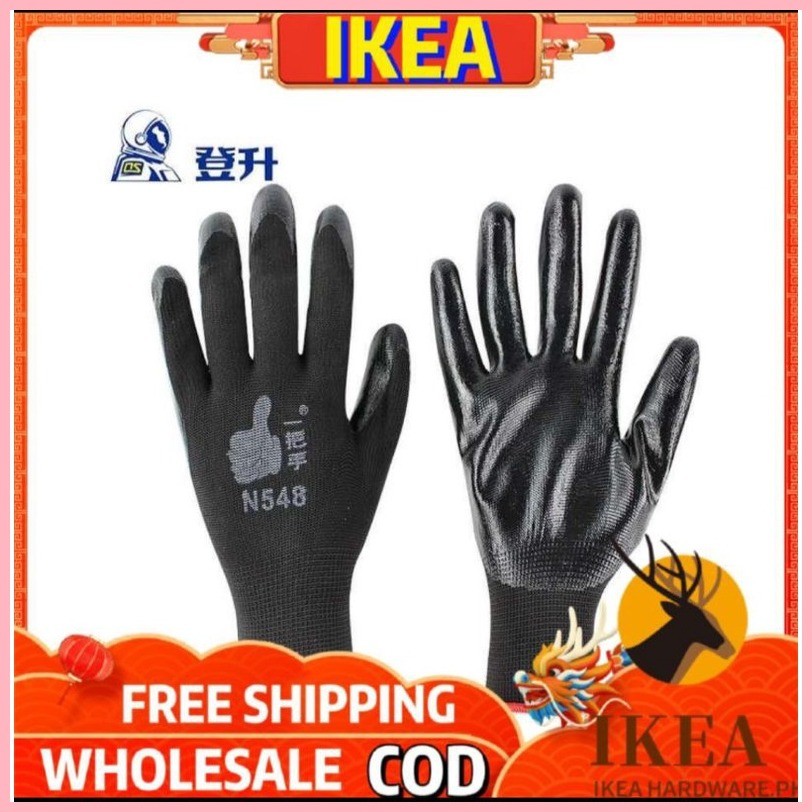 ♨ COD RUBBER PALM COATED CONSTRUCTION GLOVES ( 12 PAIRS IN ONE PACK ...