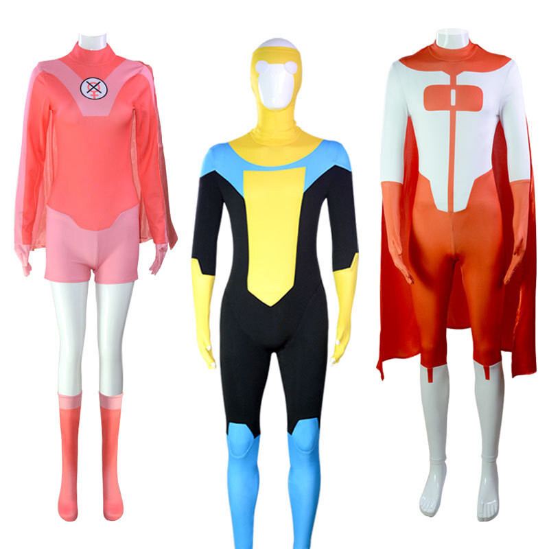 § Omni Man Mark Grayson Atom Eve Outfits Costume Halloween Party ...