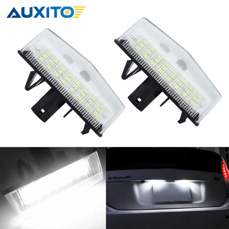 No 2Pcs Canbus Error 12V Car LED Number License Plate Lights for Toyota ...