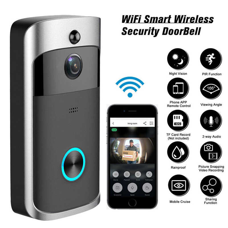 Ring Wireless With Ip65 Waterproopp Smart Doorbell Outdoor Gate Door ...