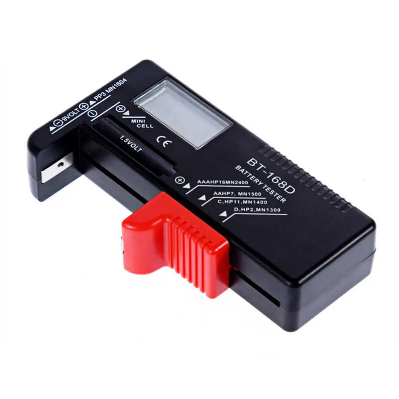 AA AAA Capacity Indicator 18650 Lithium Battery Level Tester Voltage ...