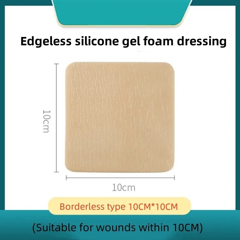 Medical Foam Silicone Gel Dressing Sacrotracheostomy Catheter Fixation ...