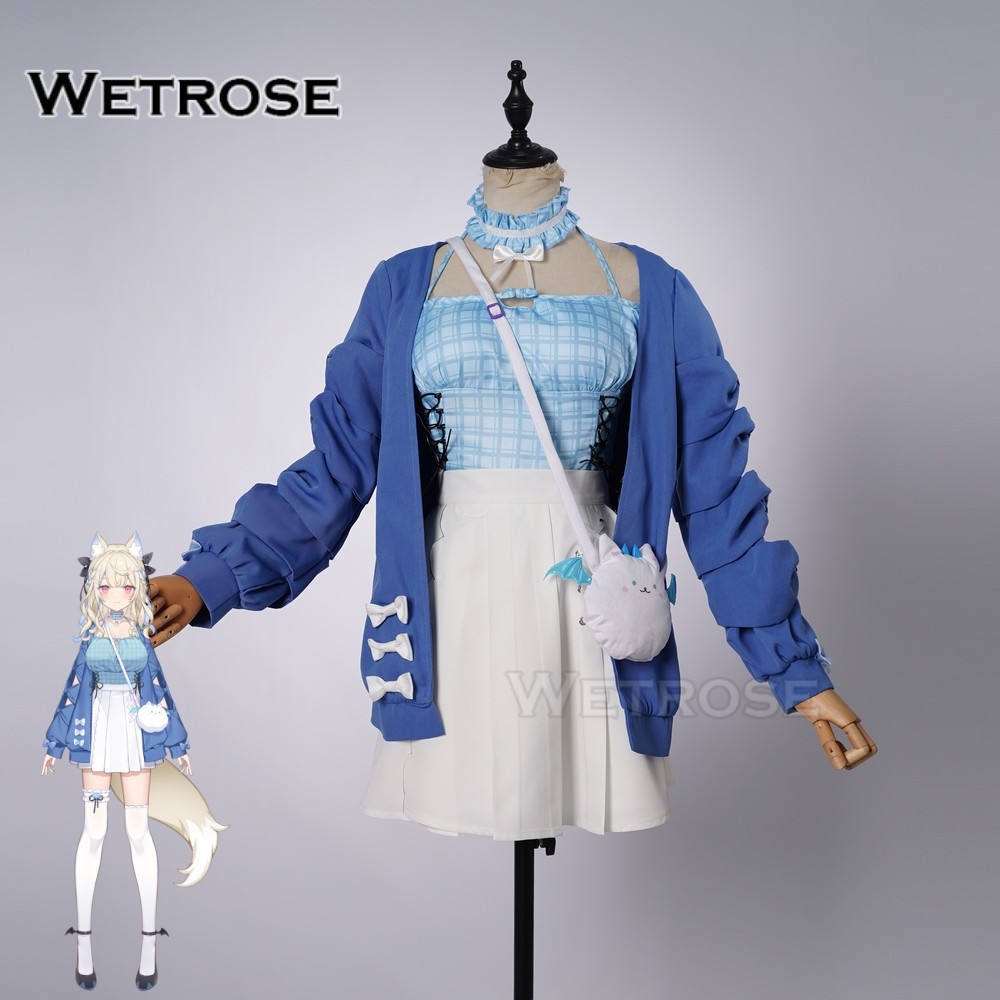 Hololive EN Fuwawa Mococo Abyssgard New Casual Outfit Costume Cosplay ...