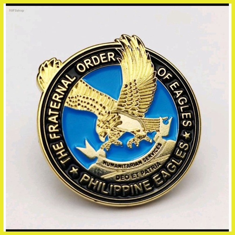๑ ㍿ New design and improved Eagles Pin, Embossed The Fraternal of ...