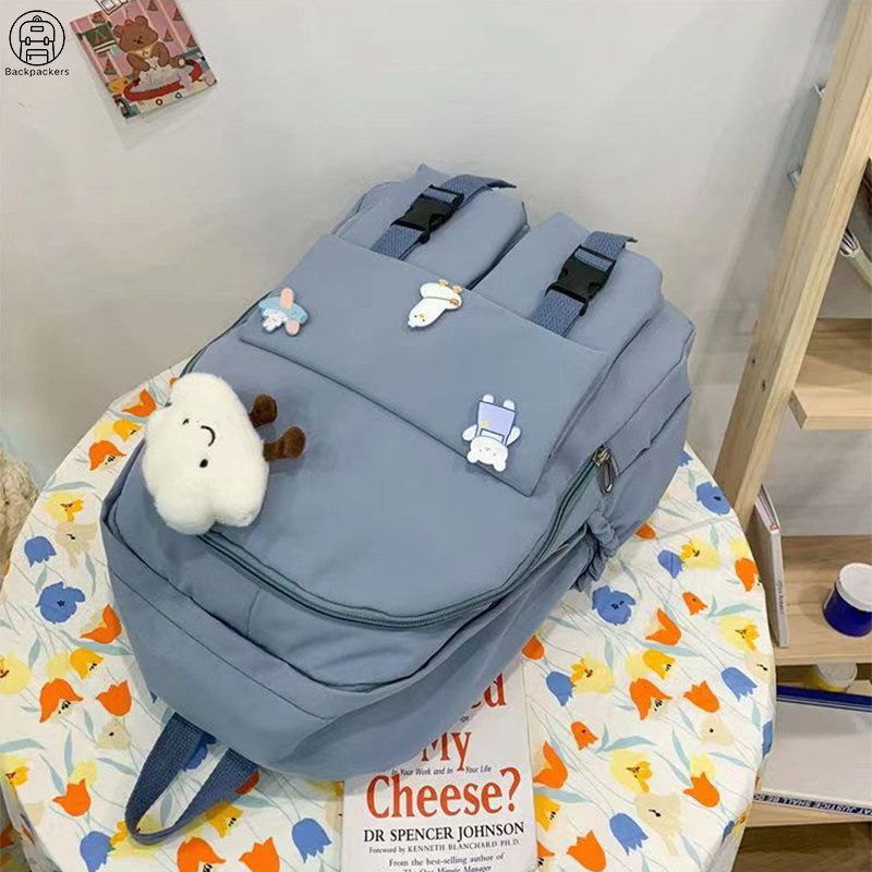 Large-capacity Backpack Korean Version High School Student Style Simple ...